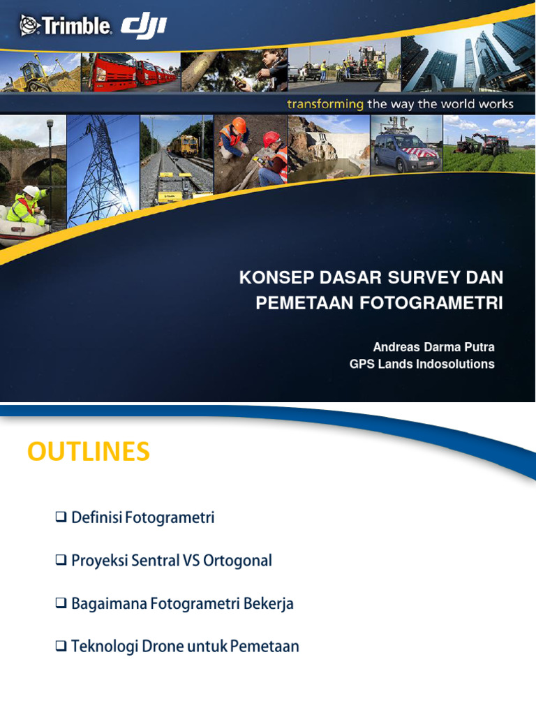 Konsep Dasar Fotogrametri dan Drone | PDF