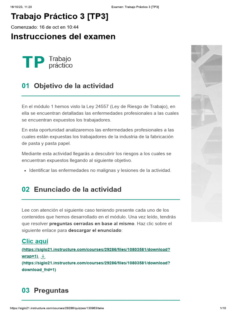 Finalizado - Trabajo Práctico 3 (TP3) | PDF
