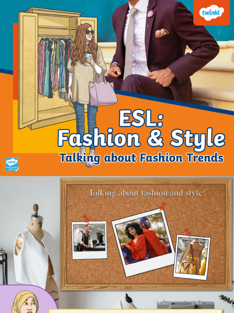 T 1683728775 Esl Fashion Style Guided Discussion PPT Ver 2 | PDF ...