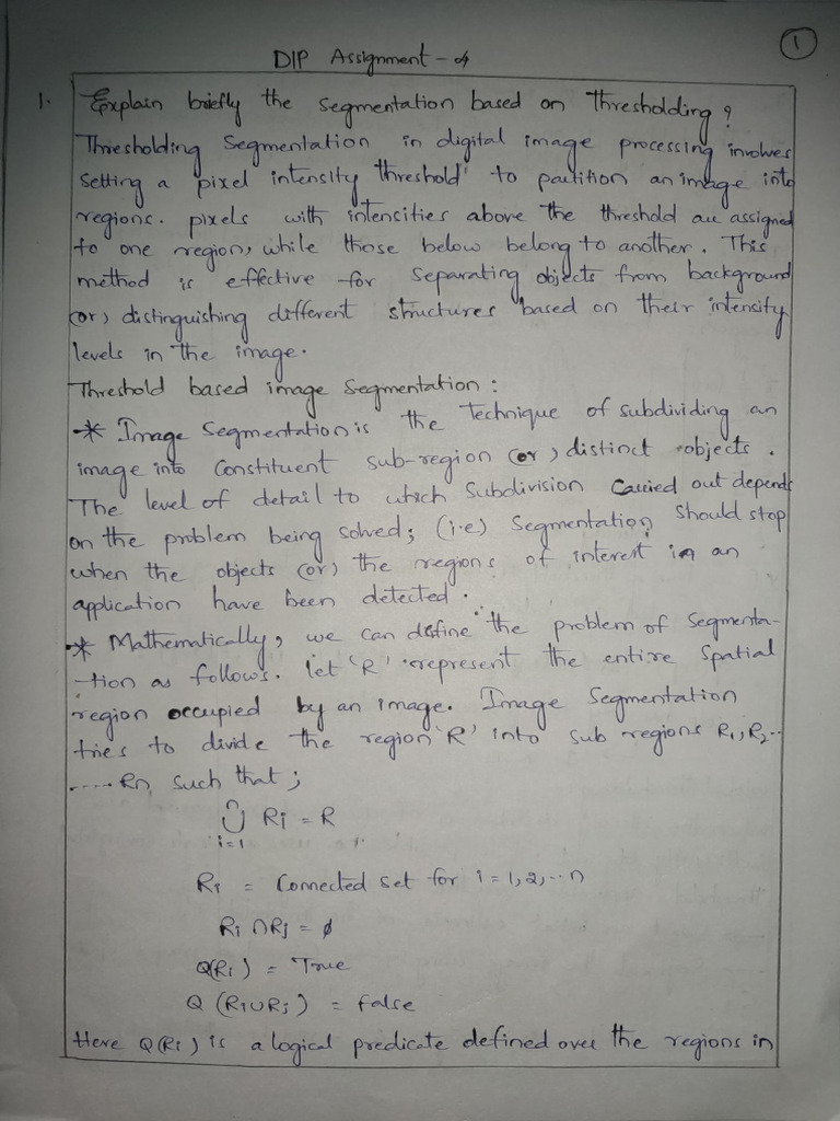 Dip Assignment-4 | Download Free PDF | Display Technology | Input/Output