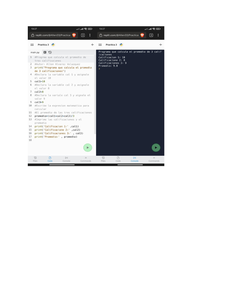 Practica 3 Pyton | PDF