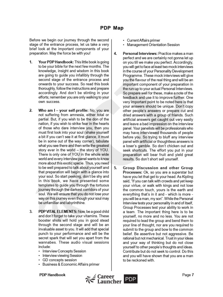 Pdp-Personality Cat | PDF | Thought | Essays