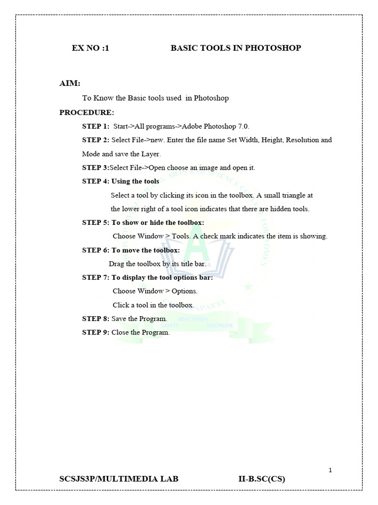 My FINAL MUL LAB - CS | PDF | Adobe Photoshop | Graphics