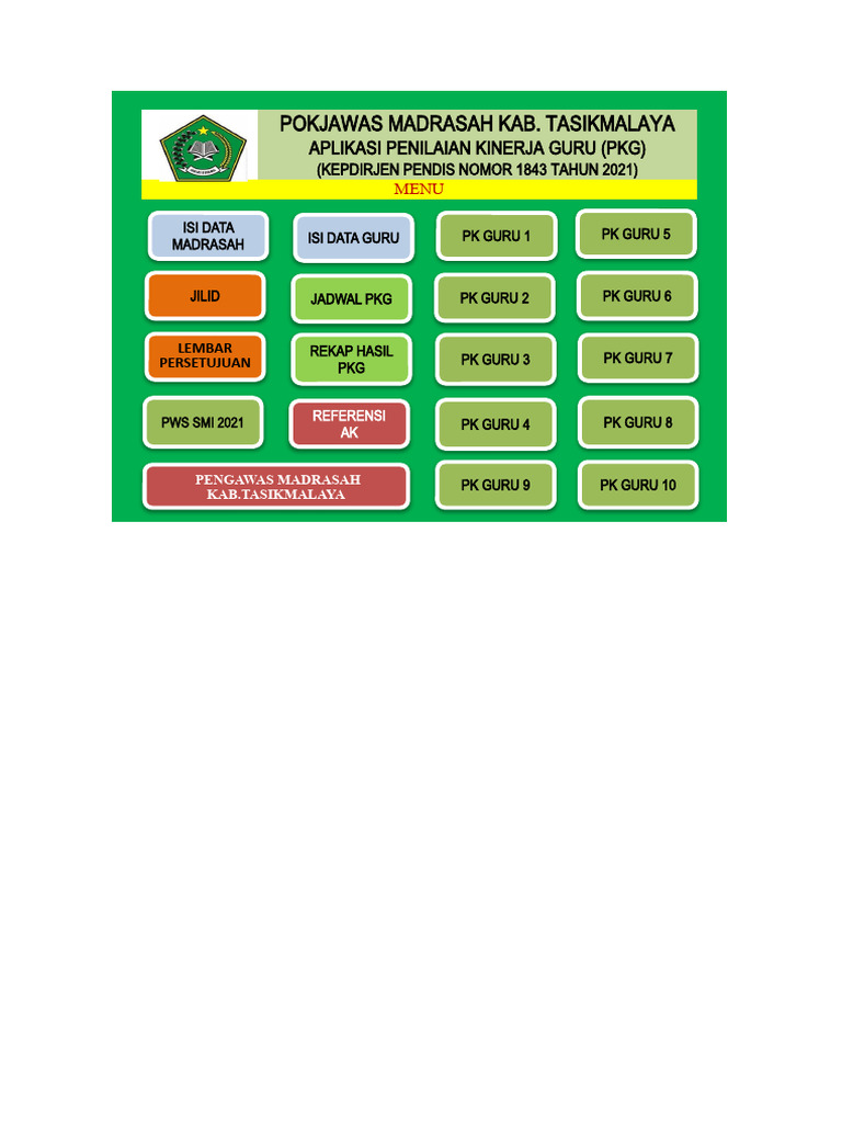 2-Aplikasi PKG (Kepdirjen Pendis No. 1843 TH 2021) Edi Permana | PDF