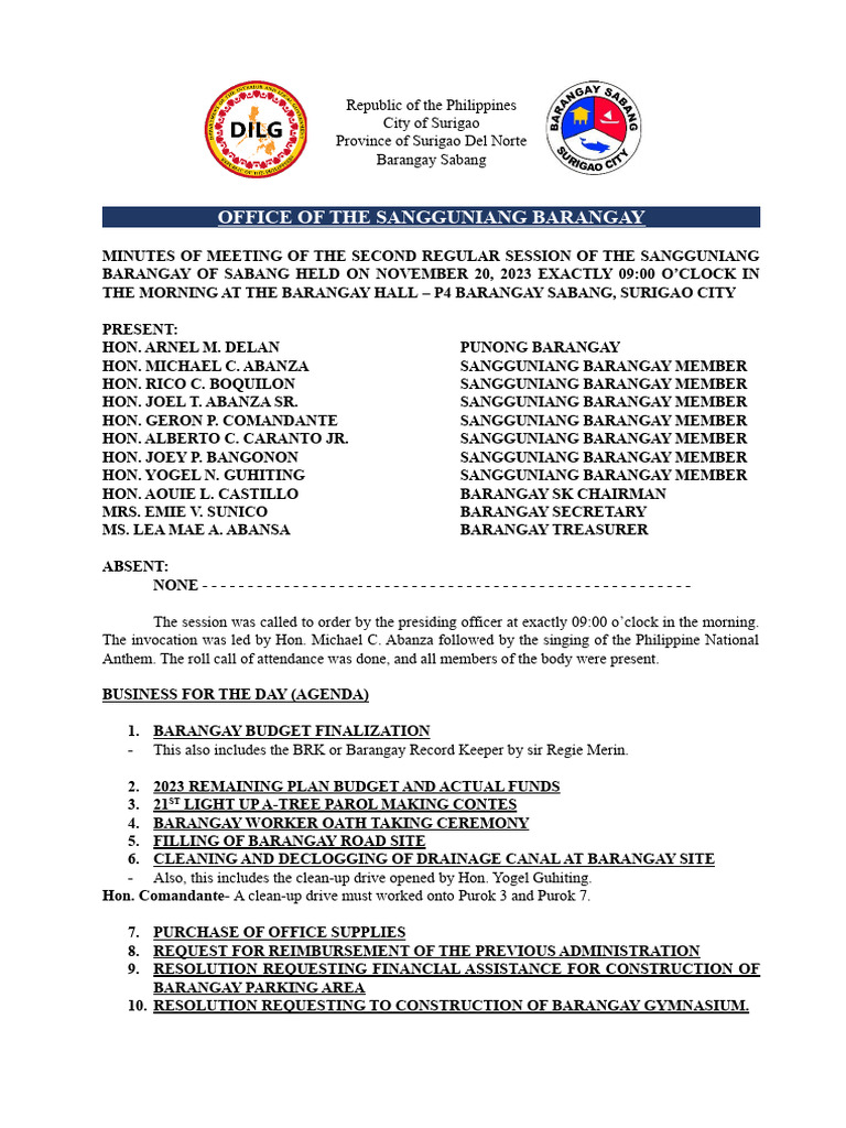 2nd Regular Session | PDF