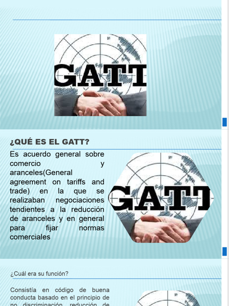 GATT | PDF | aduana | Comercio
