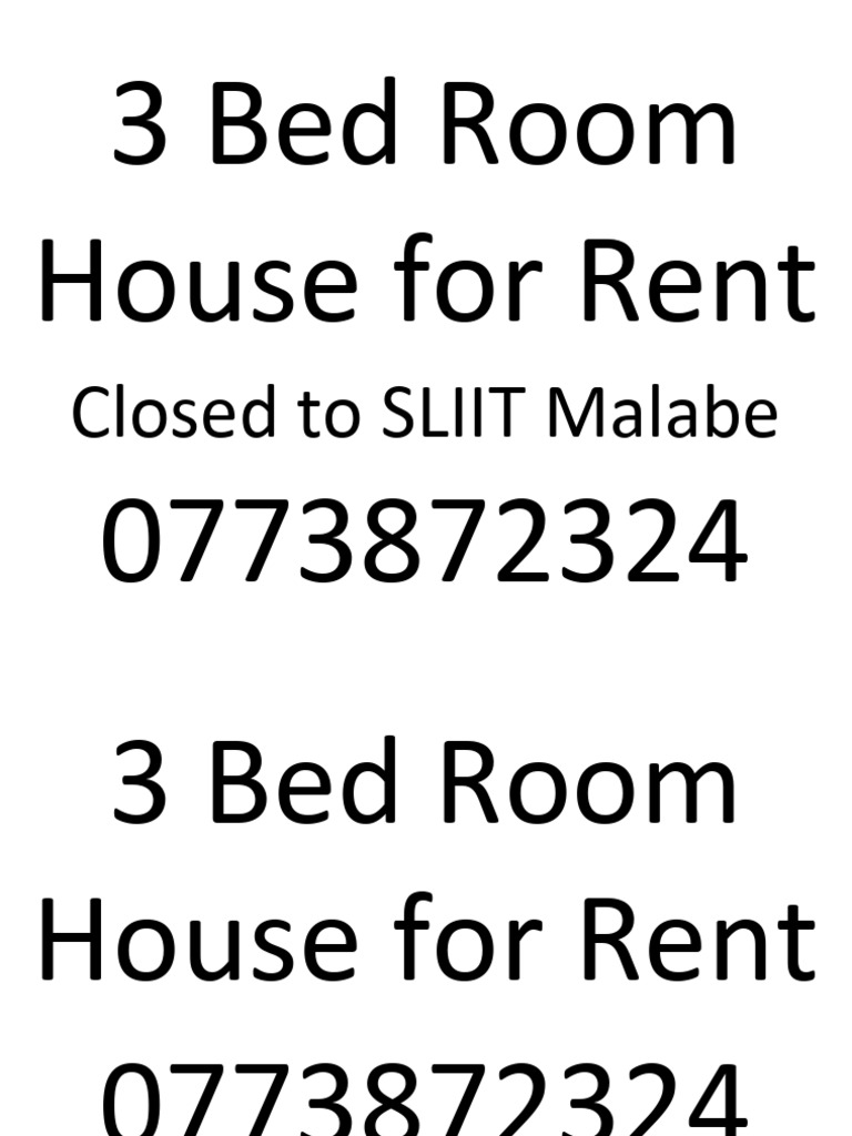 Rent - English | PDF