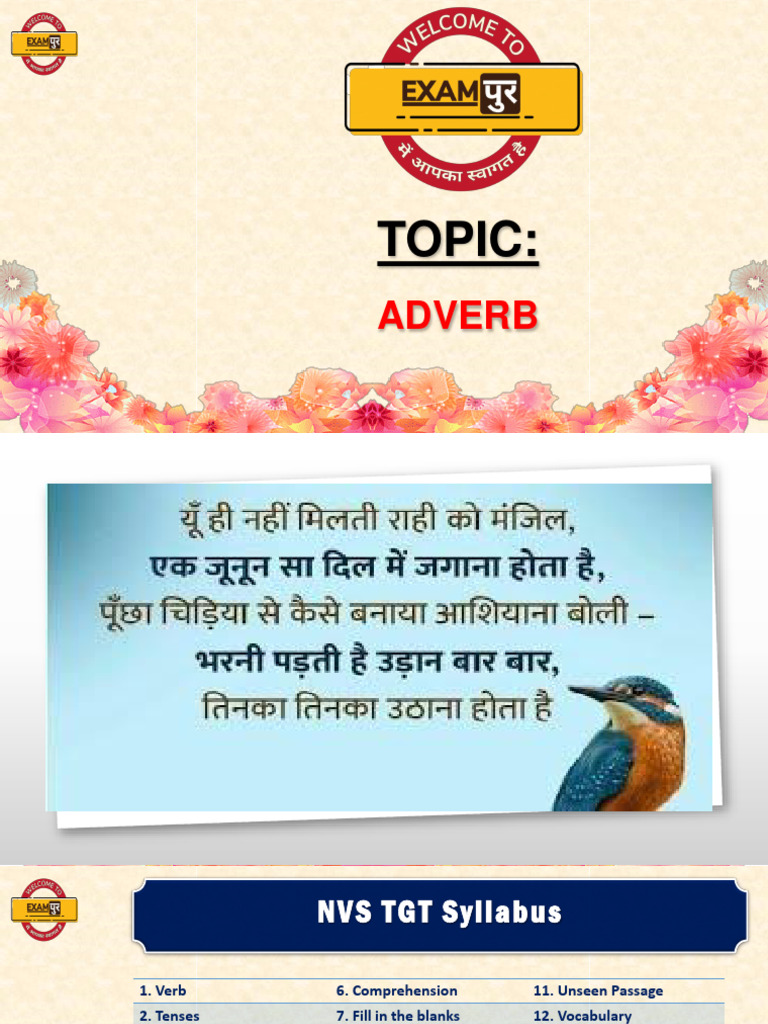 3 Adverb | PDF | Adverb | Verb
