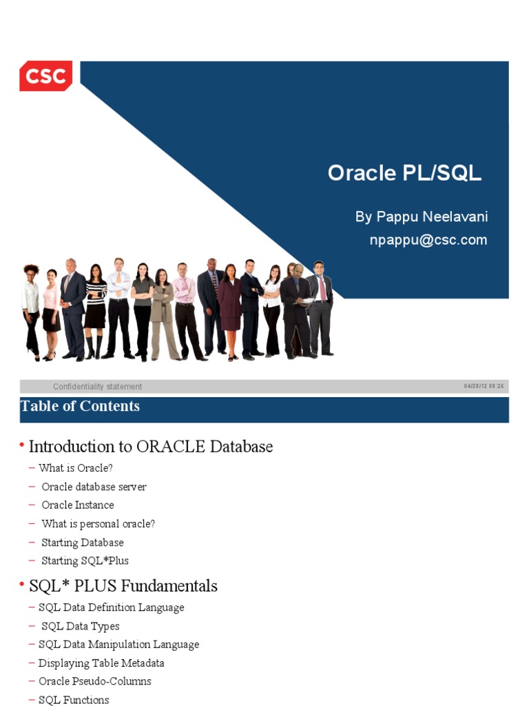 Introduction To Oracle Database | PDF | Oracle Database | Database Index