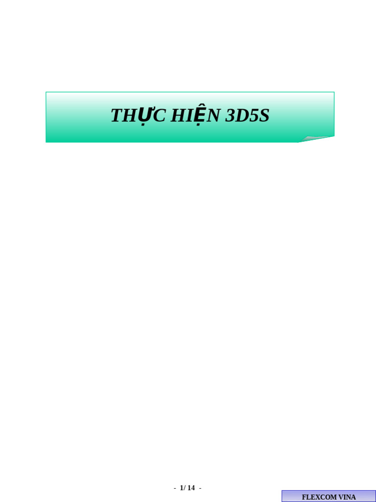 Thực Hiện 3D5S - 895675 | PDF