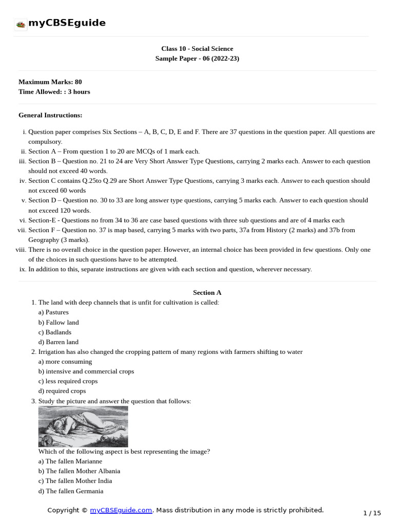 10 Socialscience sp06 | PDF