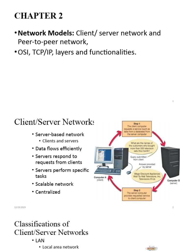 Chapter 1 | PDF | Internet Protocol Suite | Osi Model