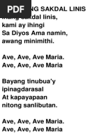 Mga Dasal - Tagalog | PDF | Languages Of Southeast Asia | Philippines