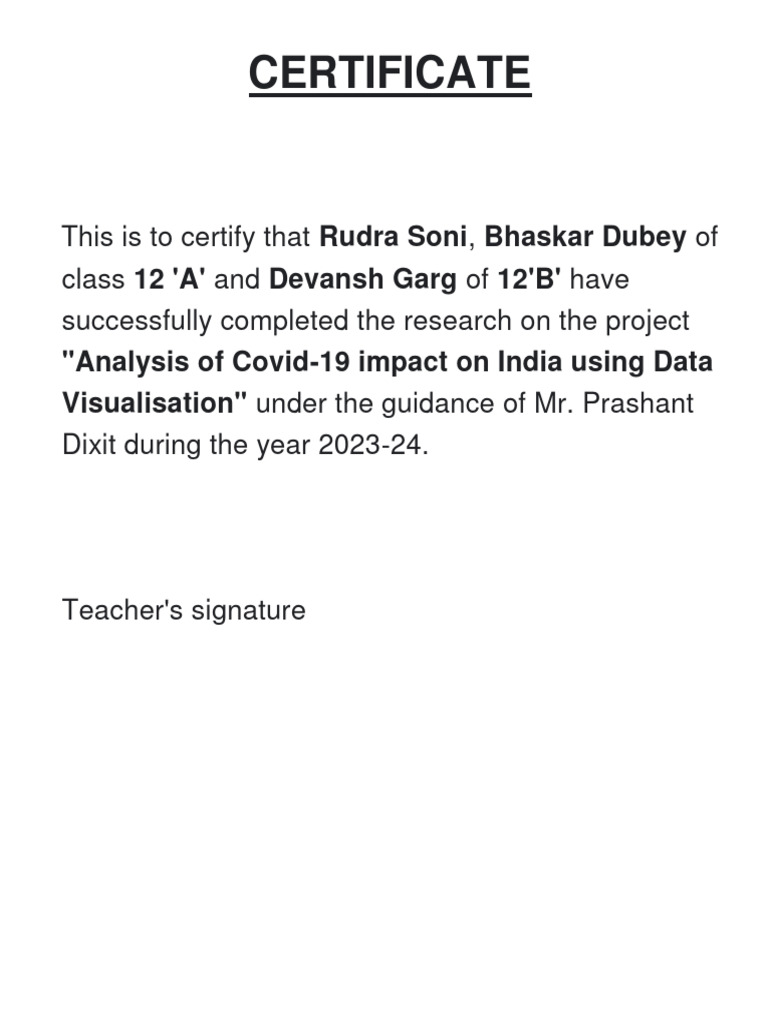 Covid-19 Impact Analysis Project | PDF | Health Disasters | Microbiology