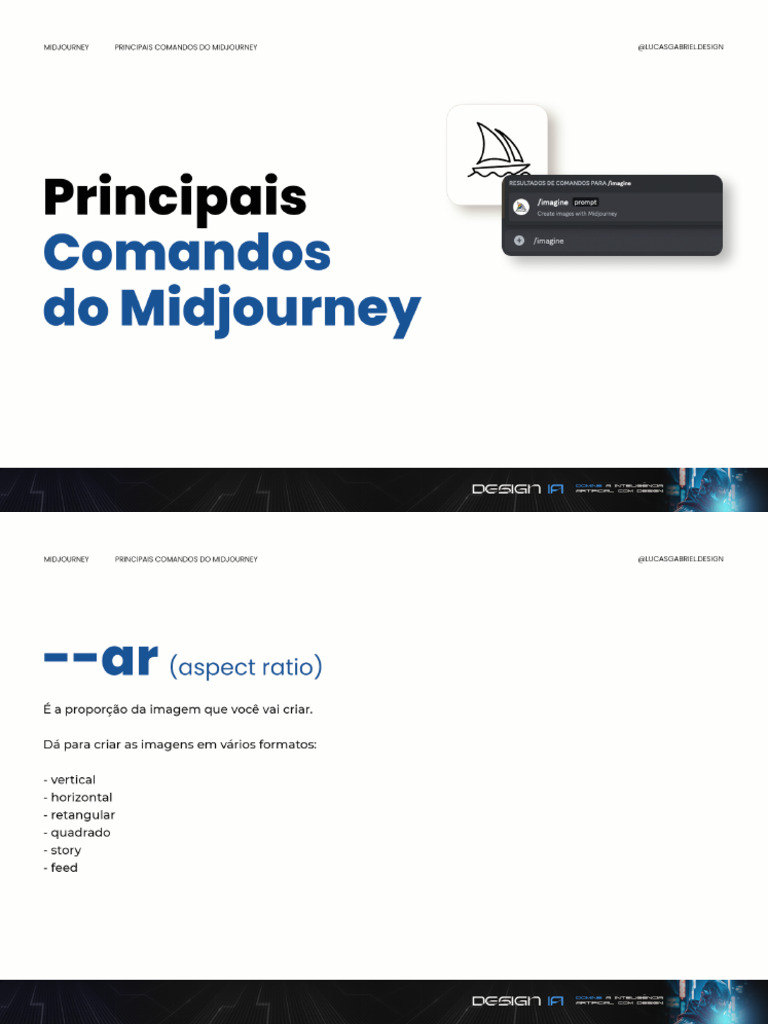 Principais Comandos Do MJ | PDF