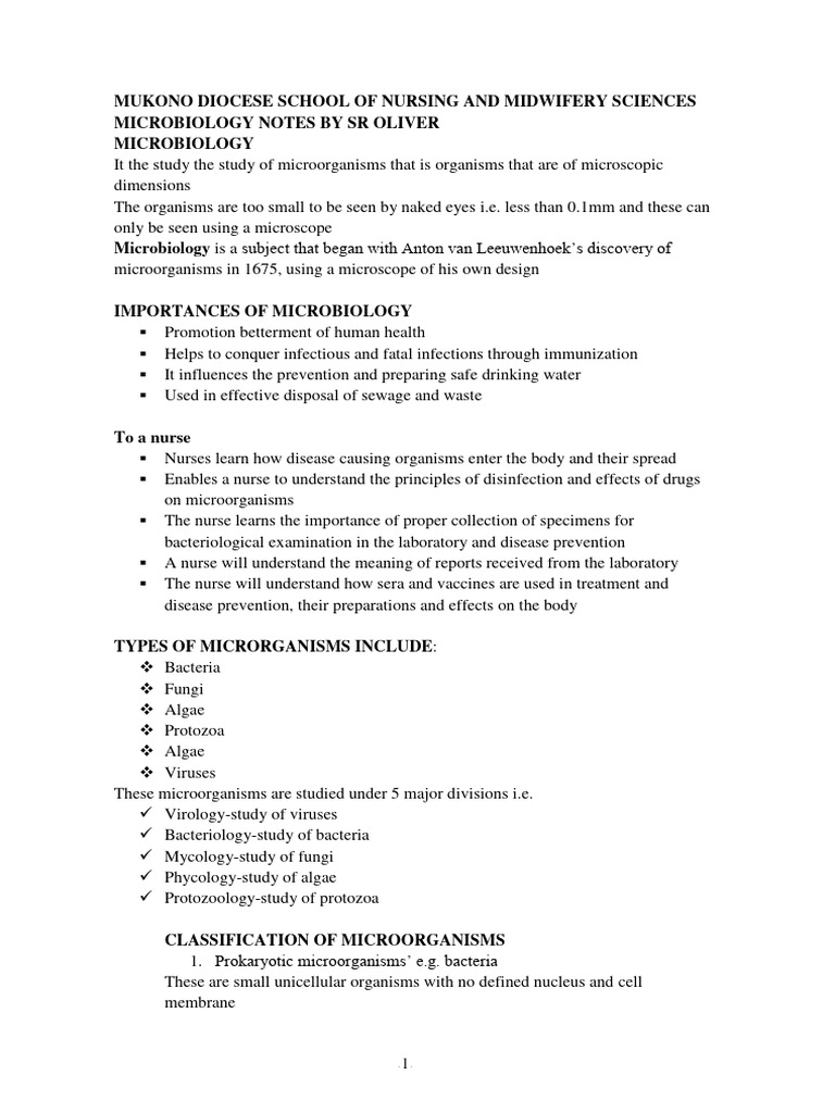 Microbiology Notes Final-2 | PDF | Virus | Immune System