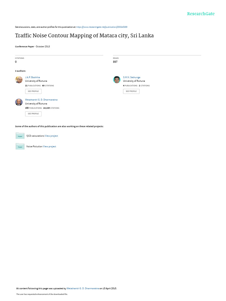 Full Paper Iccppabsno - sl021 Ns PB DD | PDF | Decibel | Road