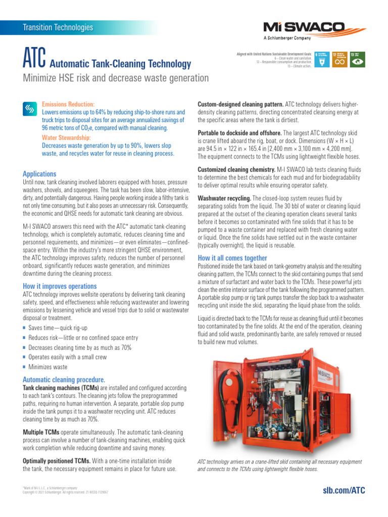 Automatic Tank Cleaning Ps | PDF | Waste | Water