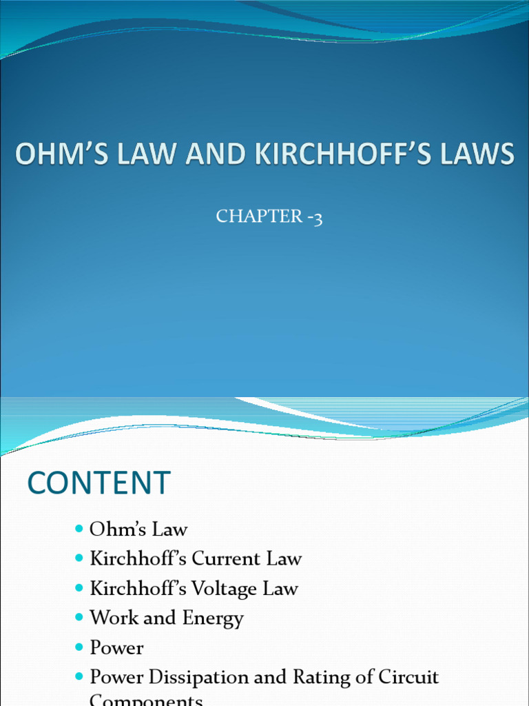 Electrical Concepts: Laws and Power | PDF | Power (Physics) | Voltage