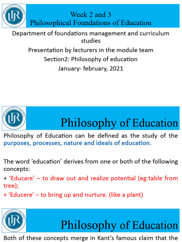 Philosophy of Education | PDF | Philosophy Of Education | Empiricism