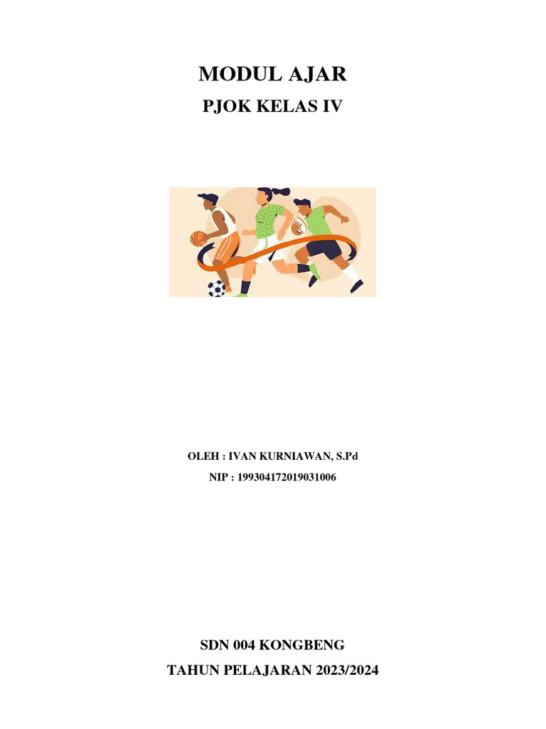 MODUL AJAR KELAS 4 BAB 1 - Pola Gerak Dasar Lokomotor | PDF