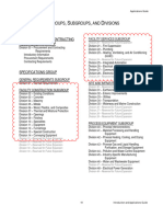 CSI Masterformat Divisions | PDF