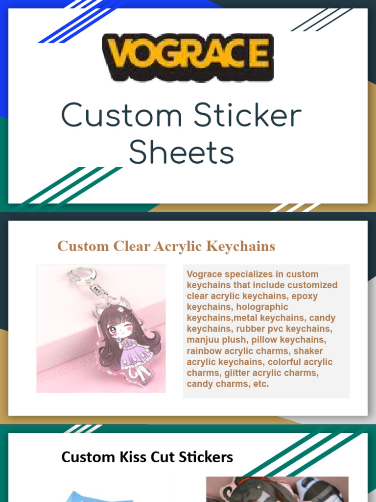 Custom Clear Acrylic Keychains | PDF