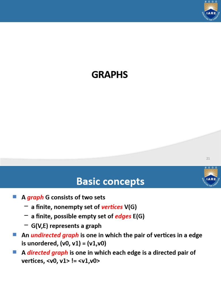 Graphs | PDF | Vertex (Graph Theory) | Applied Mathematics