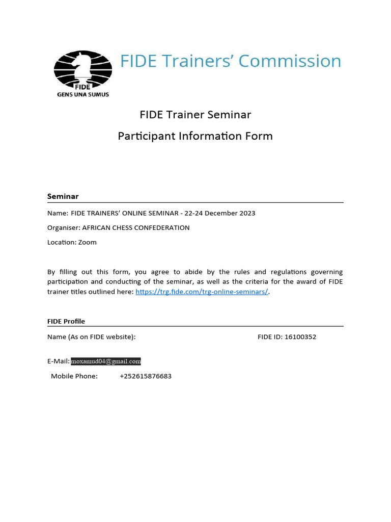 Participant Information Form | PDF