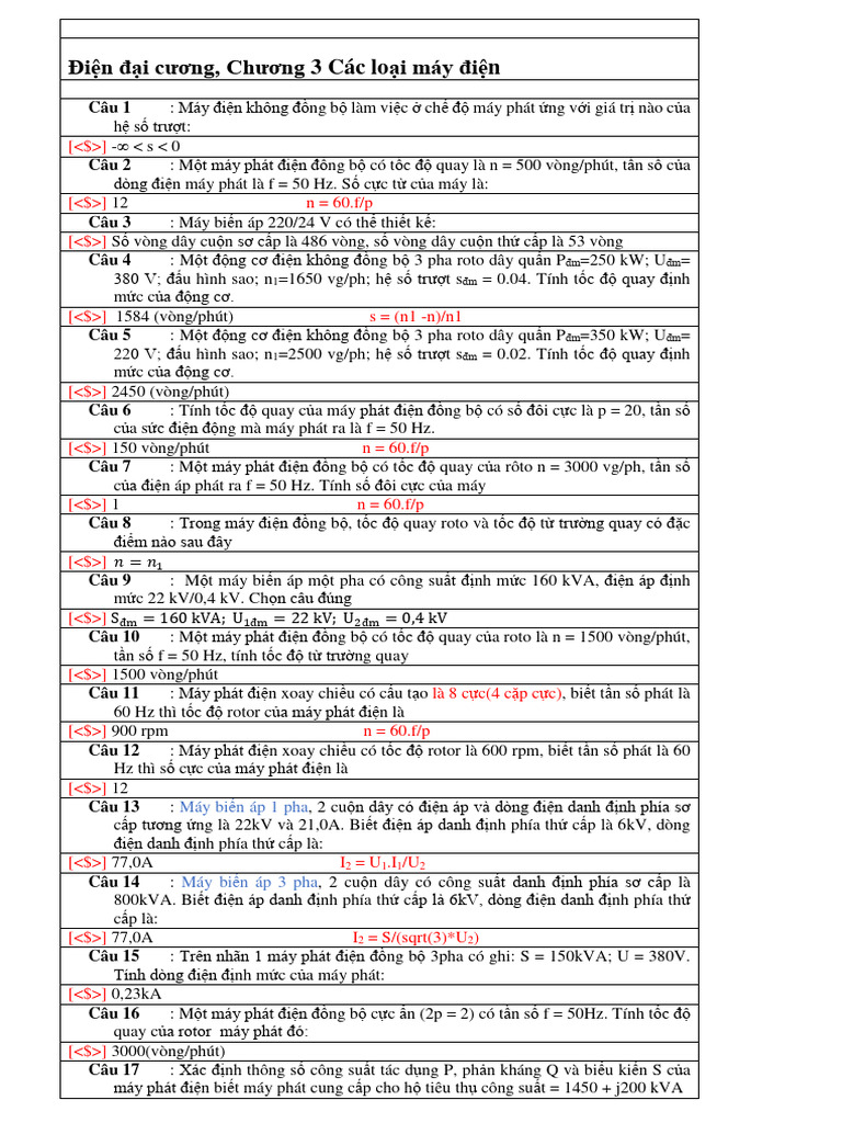 Bai Tap Luyen Tap DDC 3 4 | PDF