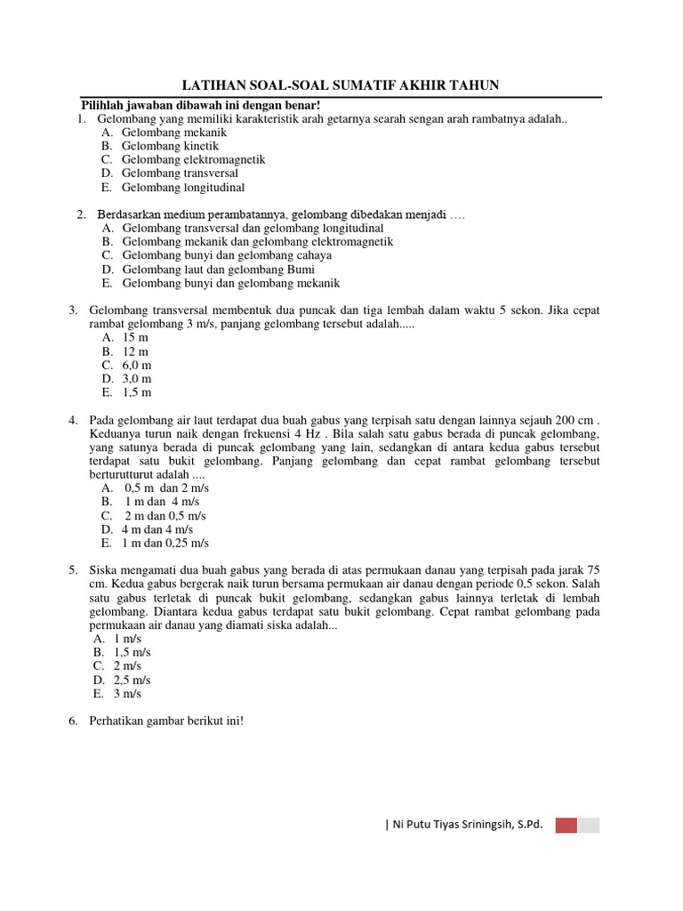 Latihan Soal Sat | PDF