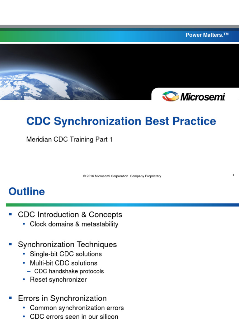 CDC Synchronization Best Practices | PDF | Computer Science | Computer ...