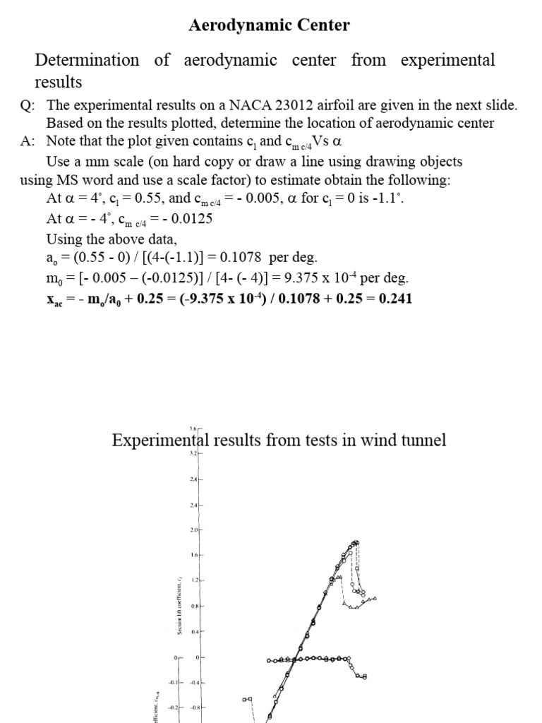 Applications of Thin Airfoil Theory - Part 5 | PDF Applications of Thin Airfoil Theory - Part 5 | PDF