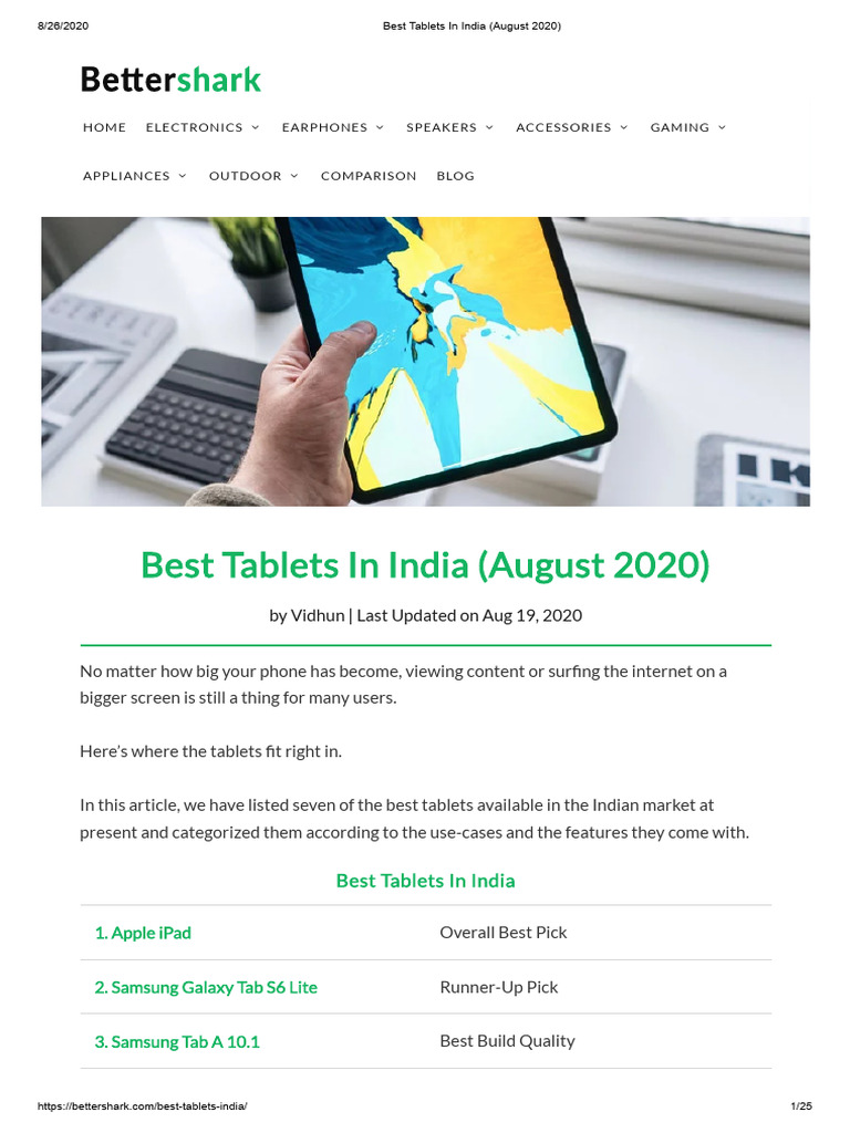 Best Tablets | PDF | Tablet Computer | Android (Operating System)