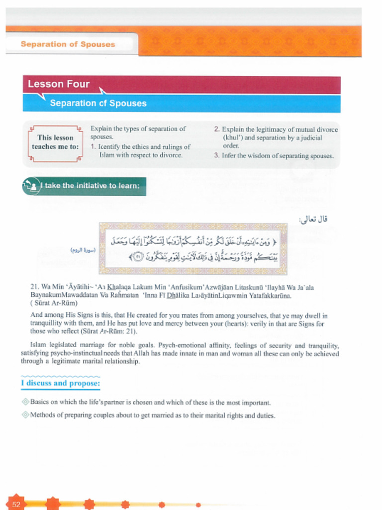 Separation of Spouses PDF | PDF