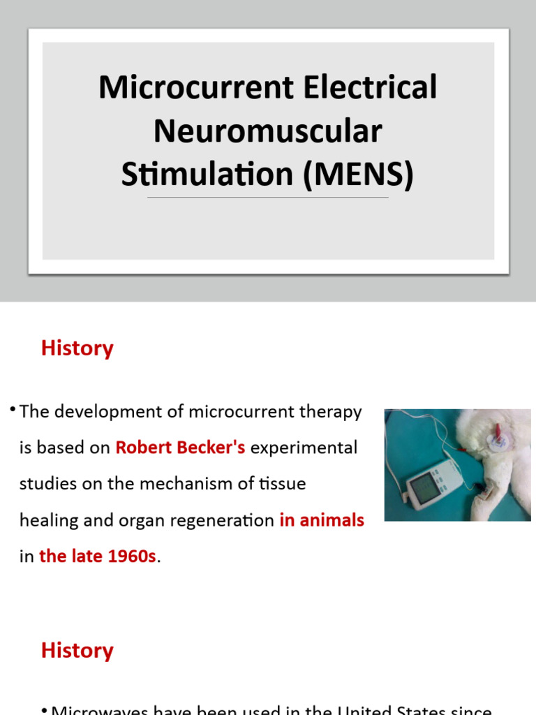 Micro Current | PDF | Wound | Inflammation
