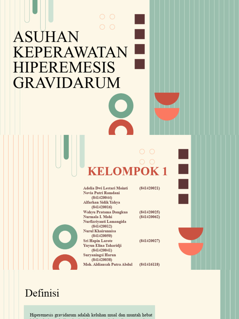 Askep Hiperemesis Gravidarum Kel 1 | PDF