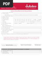 Opd Claim Form | PDF | Medical Prescription | Health Care
