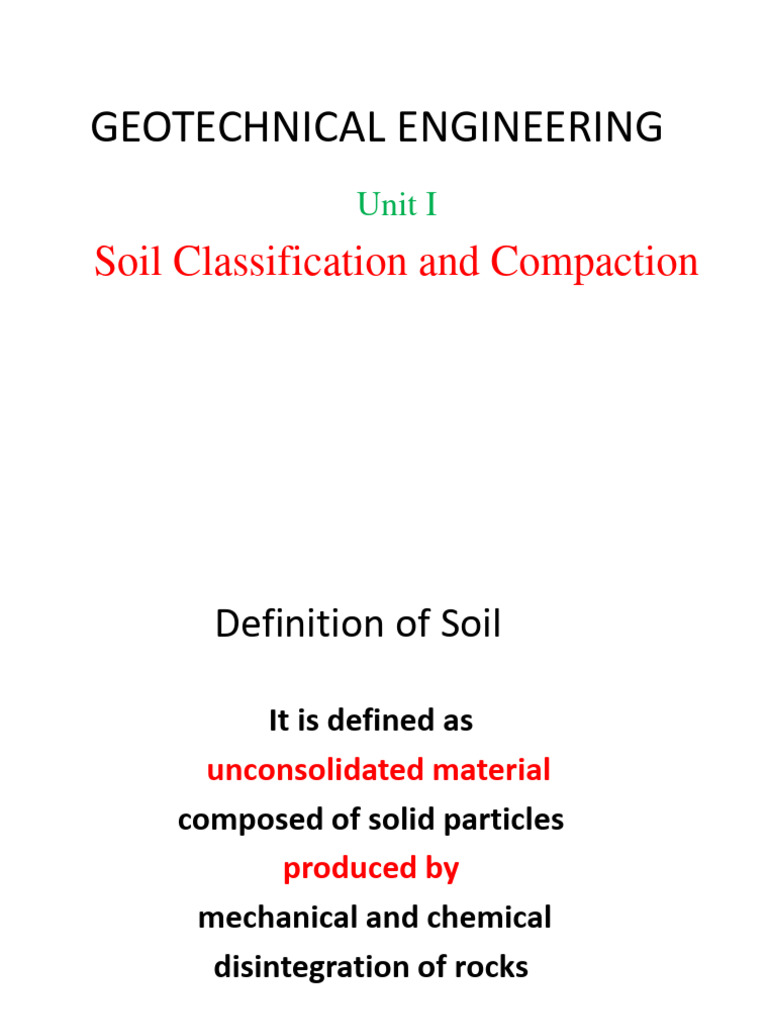 GEOTECHNICAL Eng'g | PDF | Soil Mechanics | Density