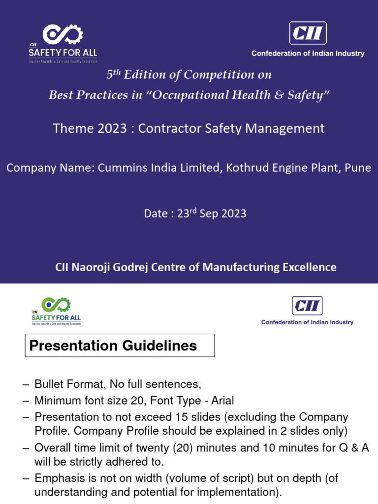 Contractor Safety Management | PDF | Occupational Safety And Health | Safety