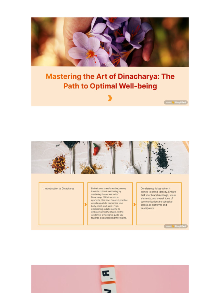 Dinacharya | PDF