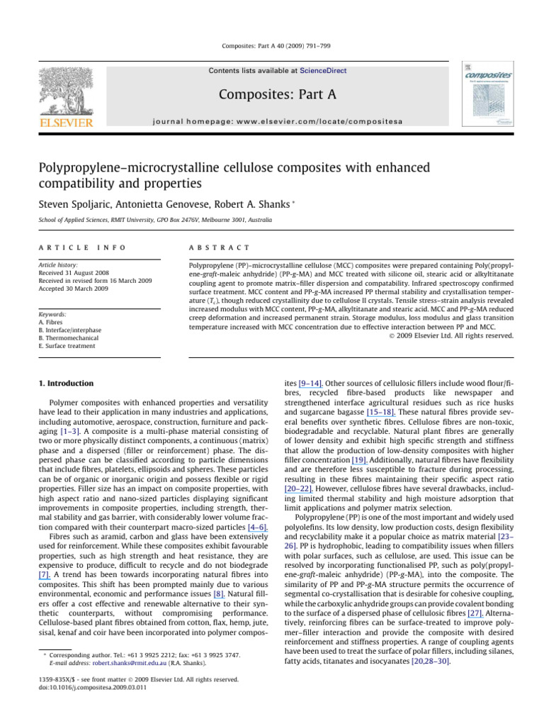 Polypropylene_microcrystalline_cellulose | PDF