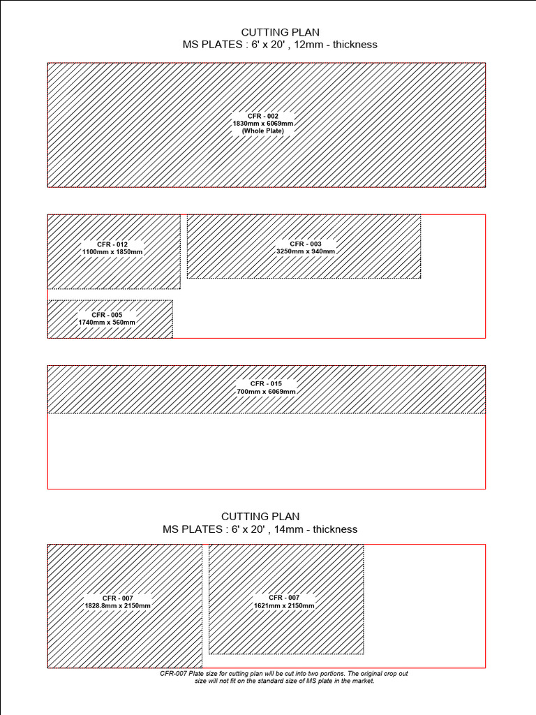 Cutting Plan 2 | PDF
