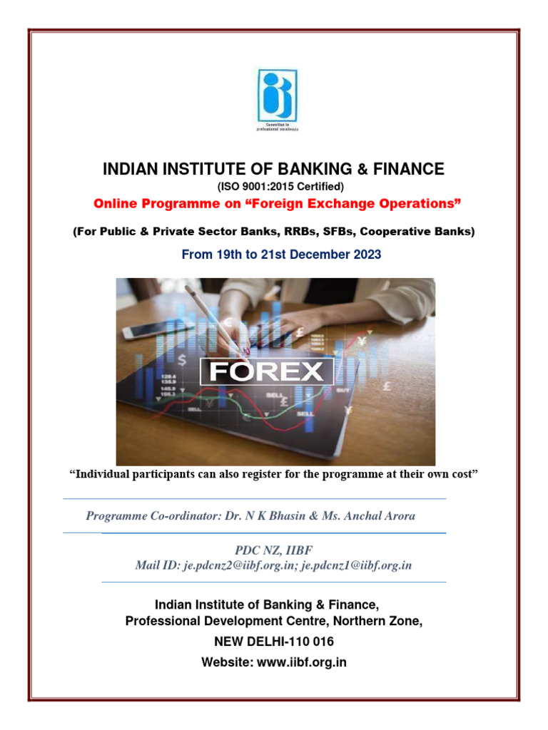 Brochure - Foreign - Exchange - Operations - 19-21 Dec 2023 | PDF ... Brochure - Foreign - Exchange - Operations - 19-21 Dec 2023 | PDF ...
