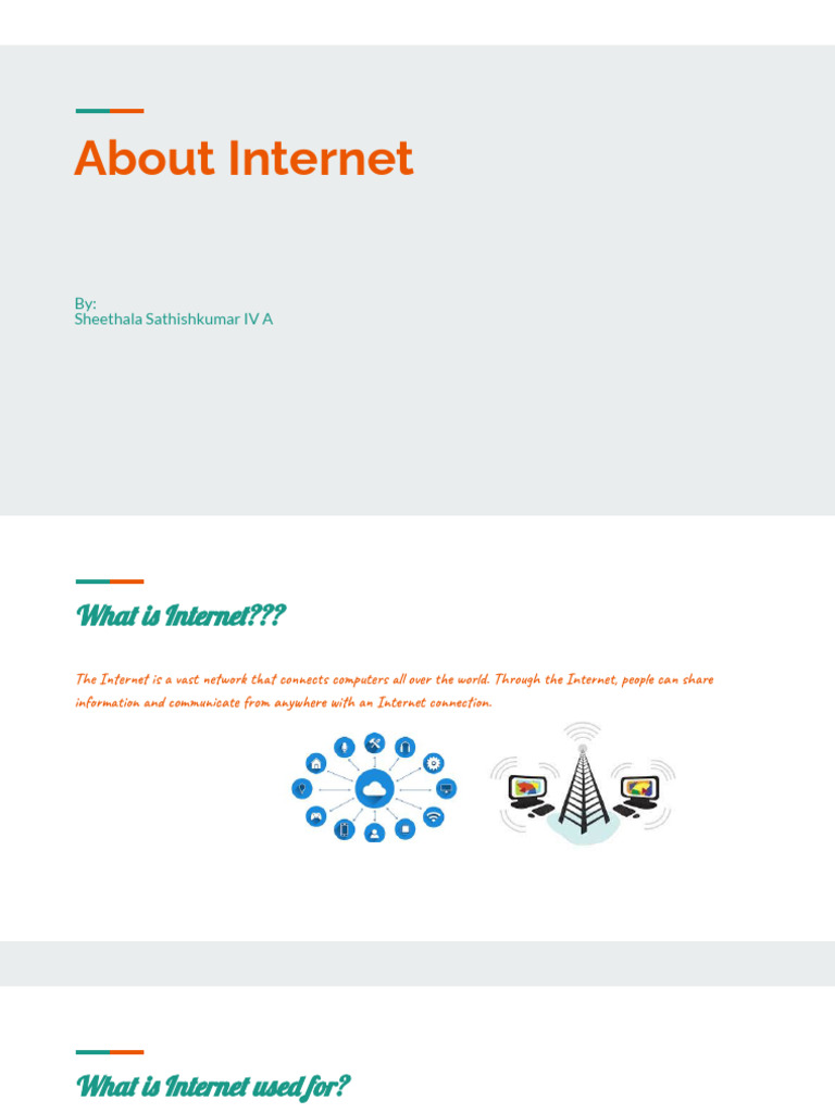 About Internet | PDF
