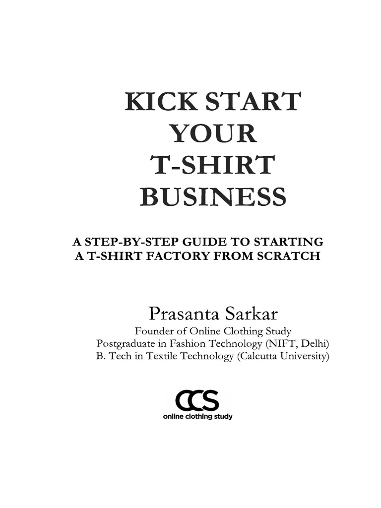 Kick Start Your TShirt Business Preview | PDF Kick Start Your TShirt Business Preview | PDF