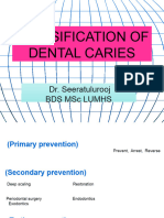 G.V Black Caries Classification | PDF