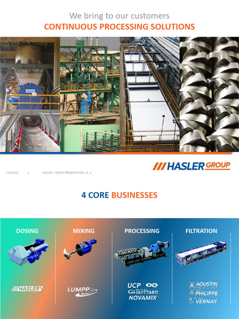 Hasler Group | PDF | Engineering | Chemistry