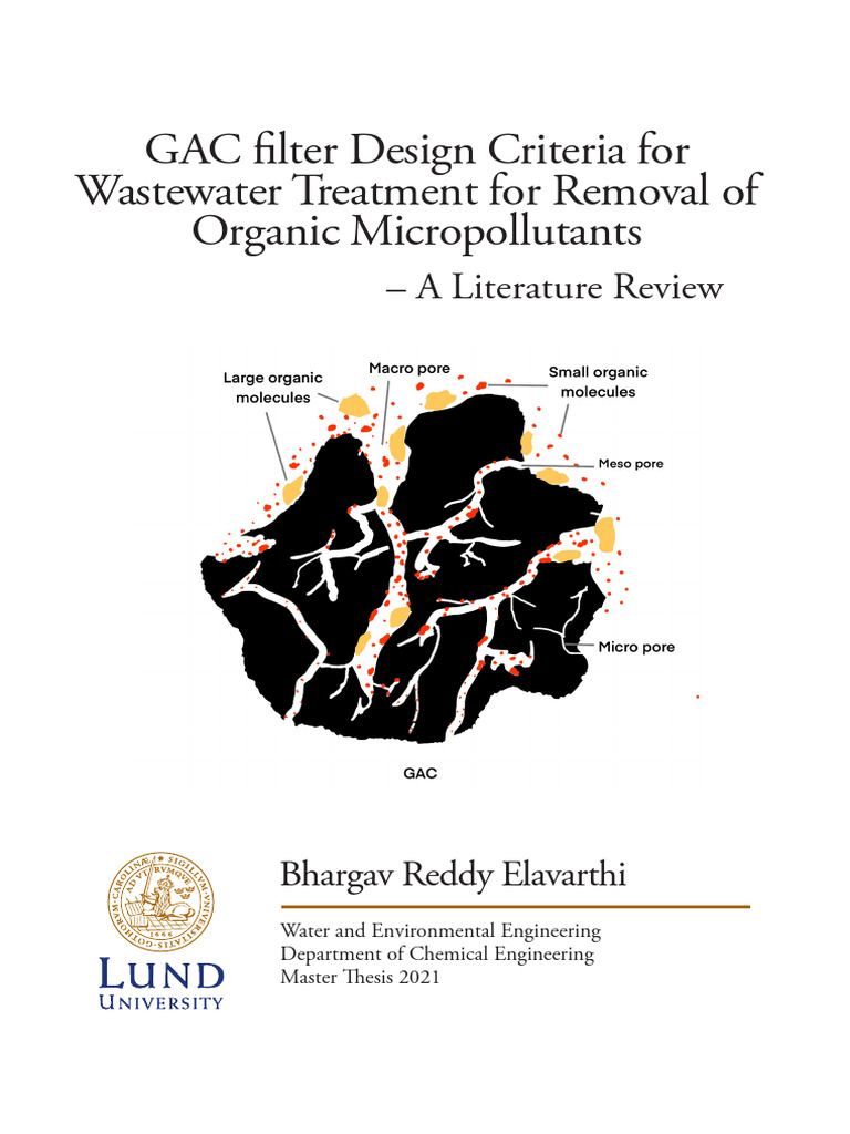 GAC Filter Design Criteria For Wasterwater Tre | PDF