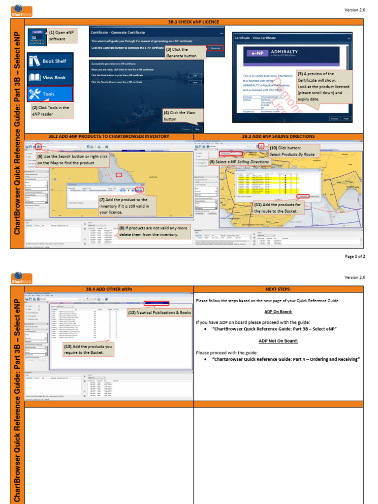 3B_ChartBrowser quick reference guide_v2 0_Select_eNP | PDF